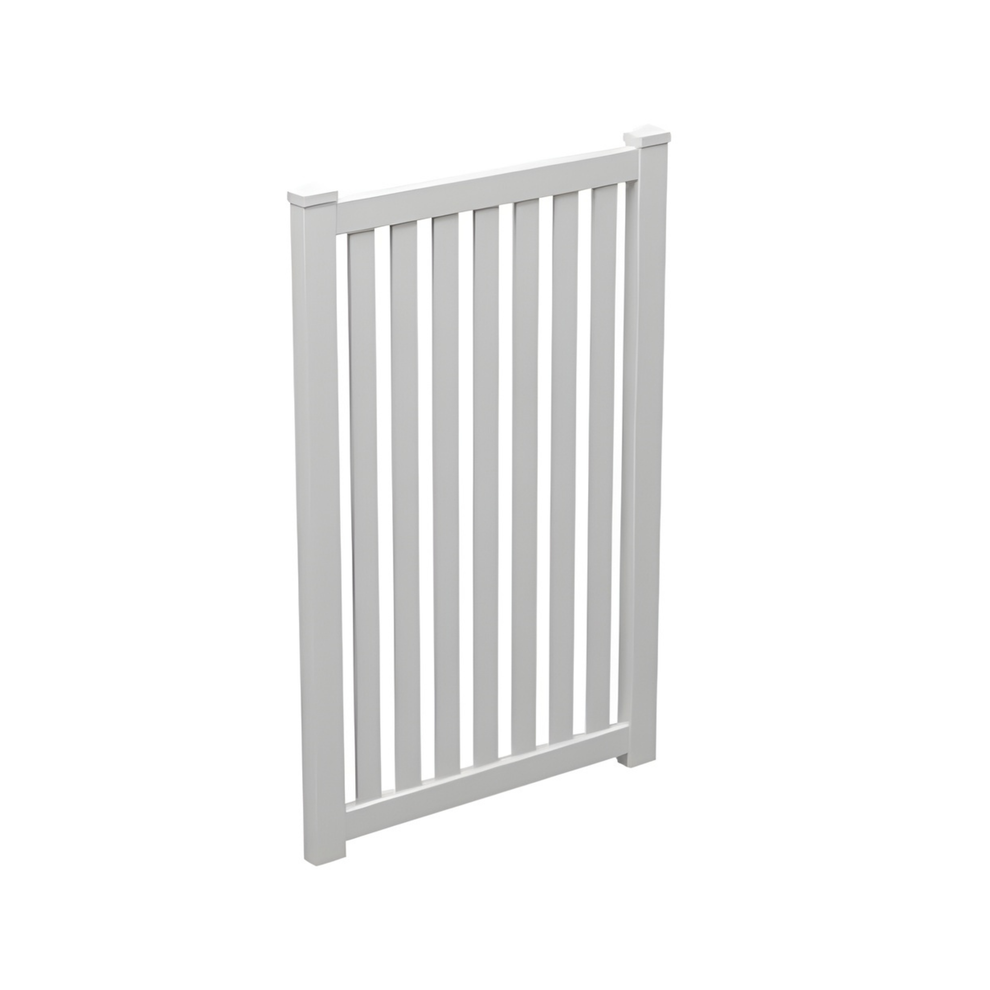 Hamptons Gate Kit - Semi Privacy - Vertical / Paling- 1205mm W x 1850m ...